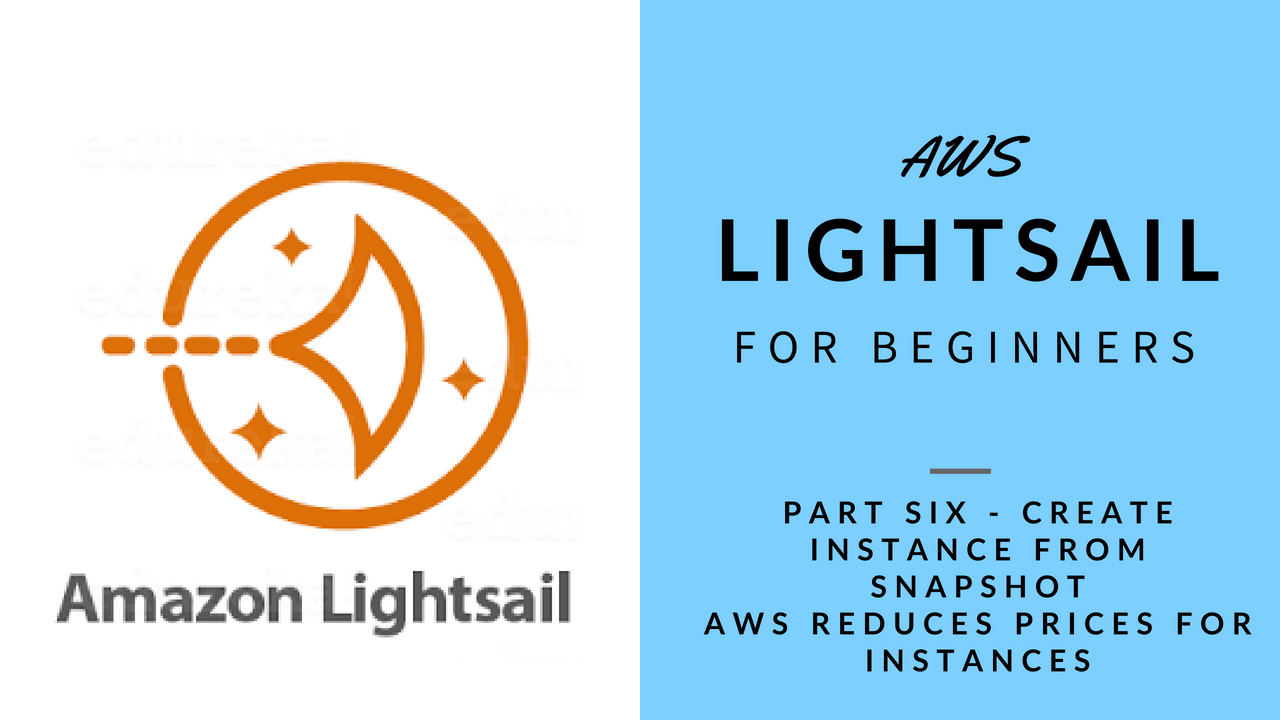 AWS Lightsail for Beginners - Create Instance from Snapshot | AWS ... AWS Lightsail for Beginners - Create Instance from Snapshot | AWS ...
